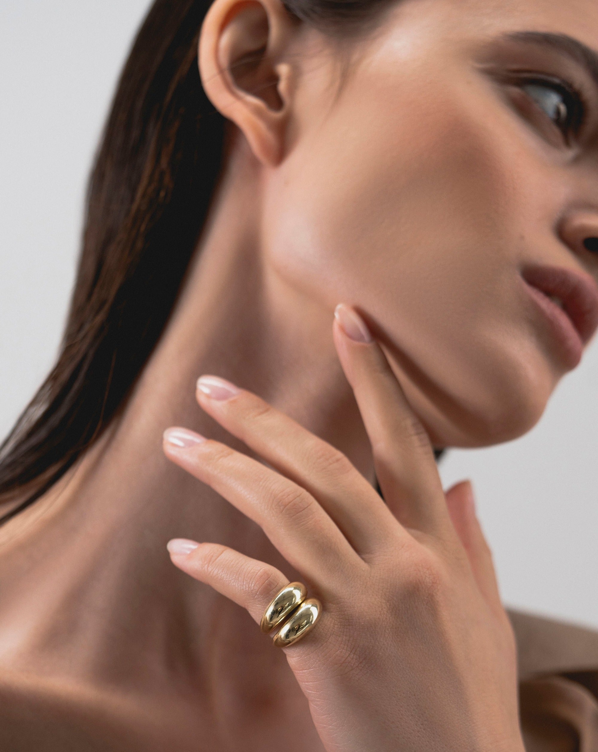 Gold hoops/rings – Matiere 79